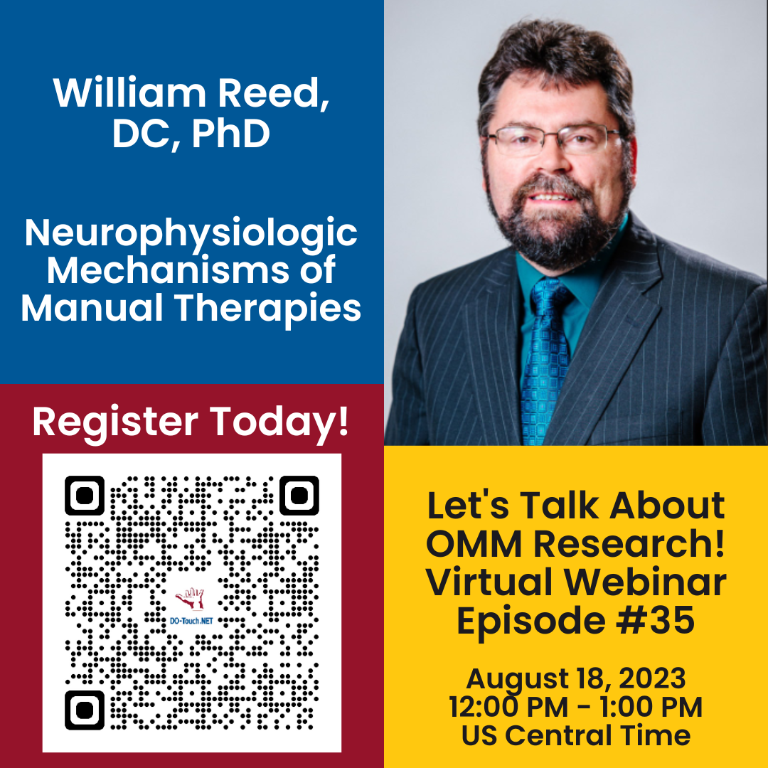 Episode #35 – Let’s Talk About OMM Research! – Educational Webinar